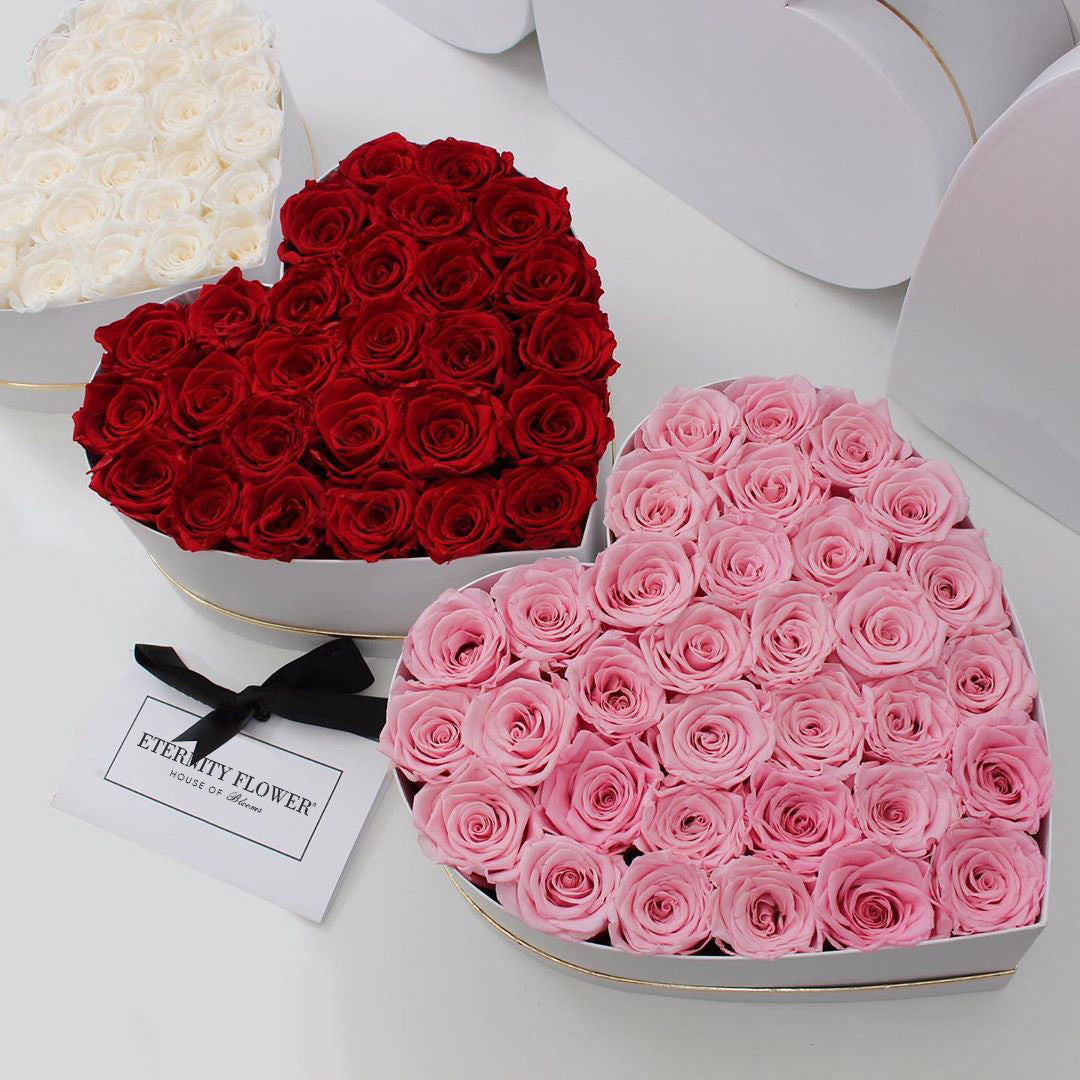 Sterling Deluxe Box | 90 Roses | Eternity Flower®️